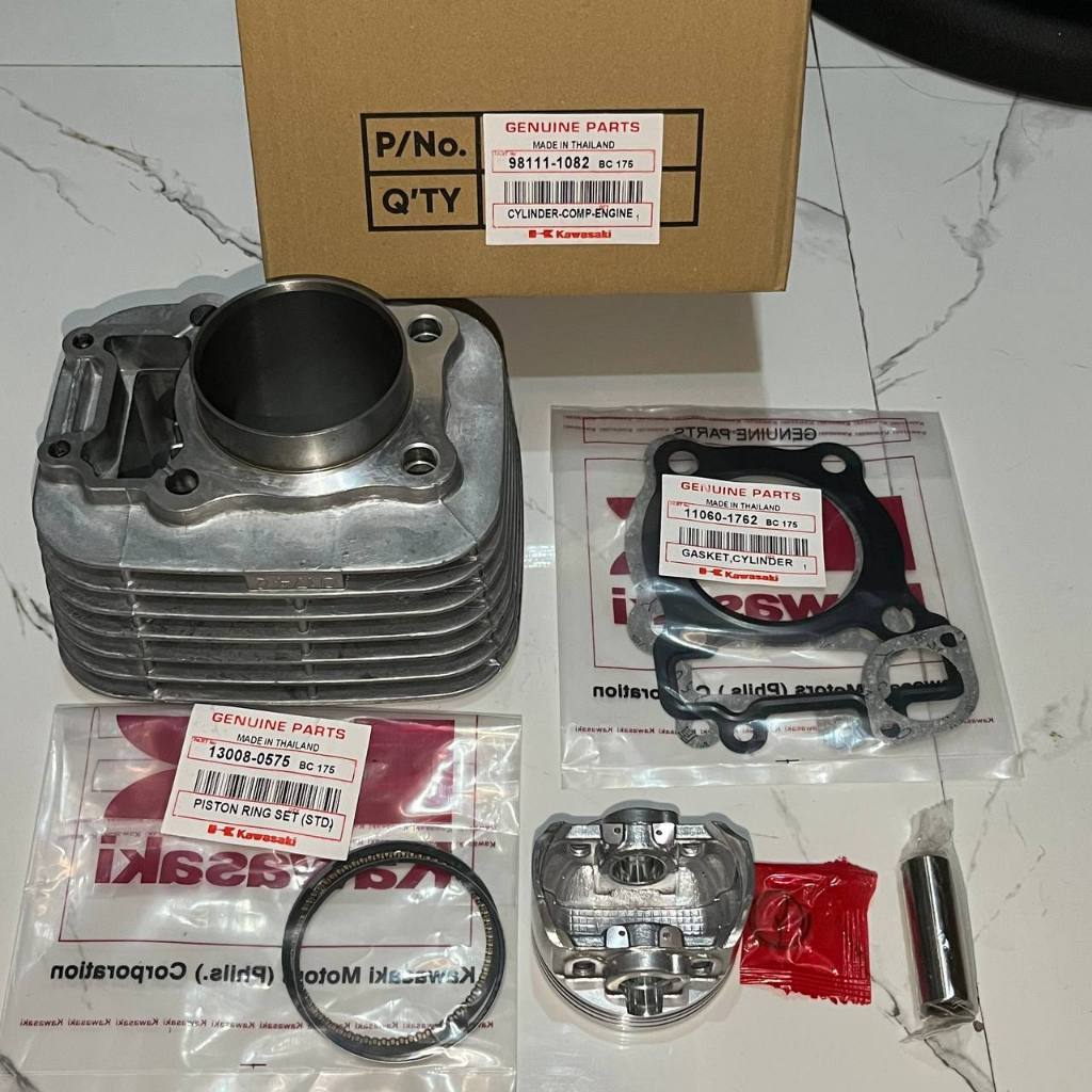 Cylinder Block Set For Kawasaki Bc175 / Barako 1, 2 98111-1082 | Shopee ...