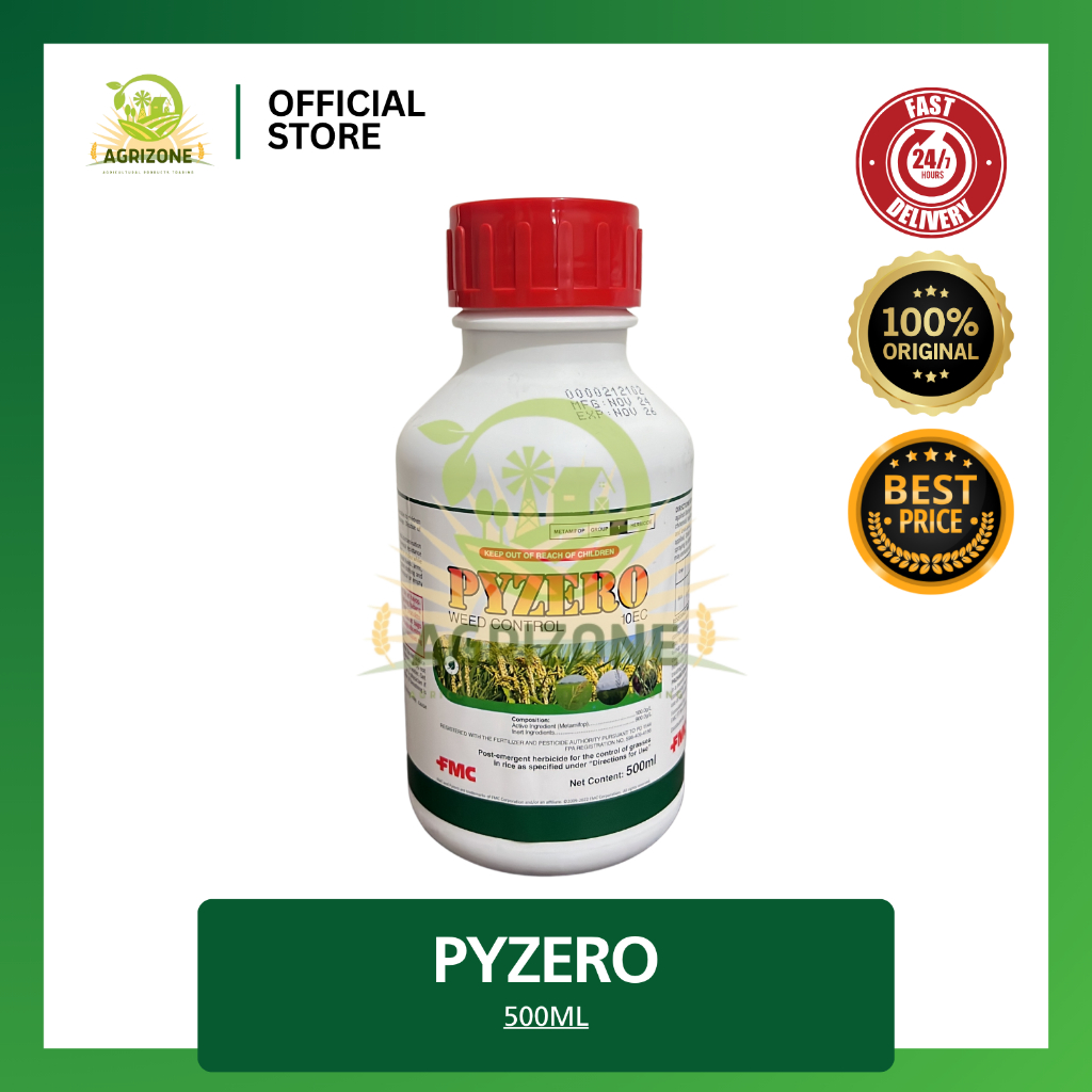 PYZERO 10EC METAMIFOP POST-EMERGENT HERBICIDE BY FMC - 500 ML | Shopee ...