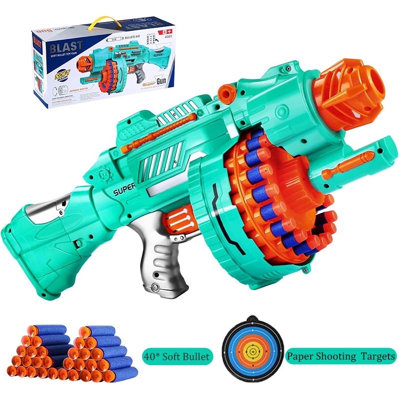 Blaze Storm Toy Soft Bullet Gun Toys Monster Machine Gun Electric Toy ...
