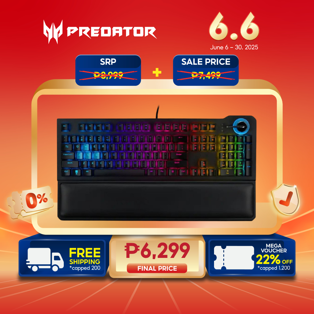 Acer Predator Aethon 700 PKW120 RGB Mechanical Gaming Keyboard (GP ...