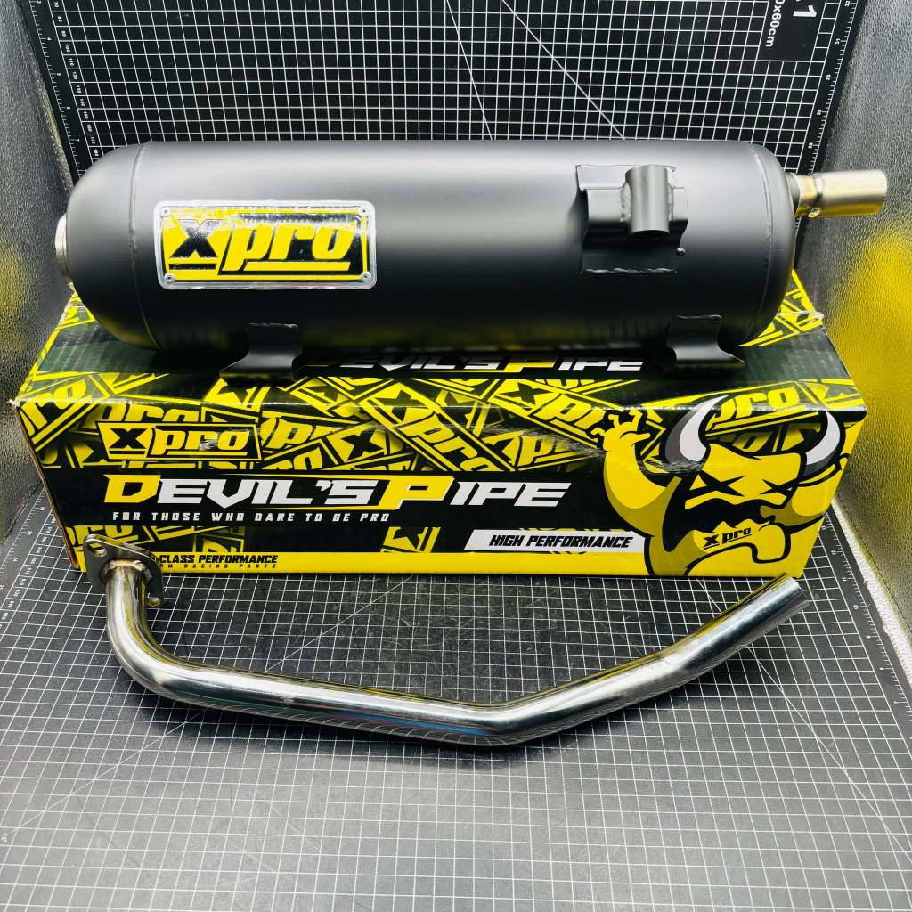XPRO DEVILS PIPE NMAX/AEROX V2 BLACK | Shopee Philippines
