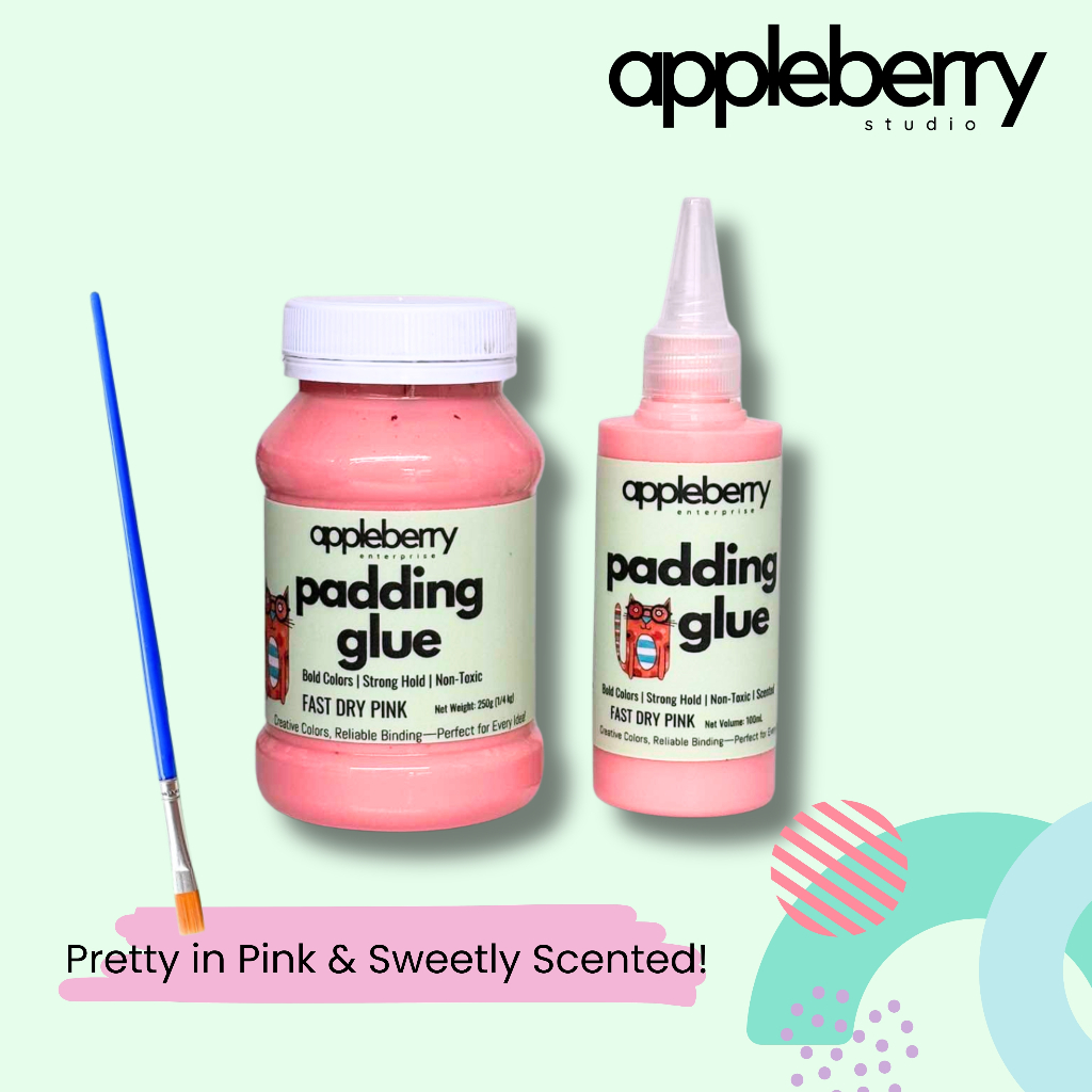 PINK Padding Glue ( for DIY Notepad ) SCENTED / NON TOXIC | Shopee Philippines
