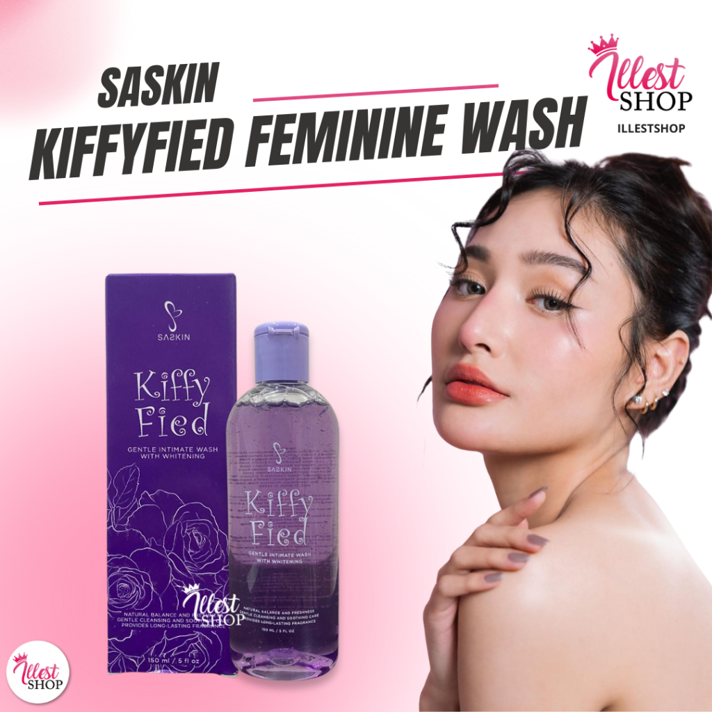 SASKIN KIFFY FIED GENTLE INTIMATE WASH WITH WHITENING | Shopee Philippines