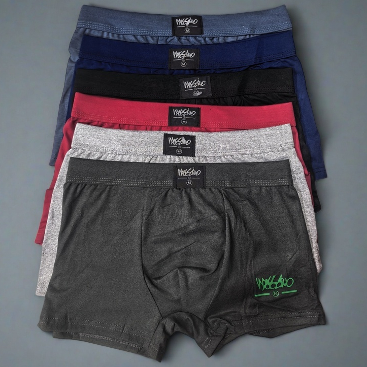 6/12PCS Men's Boxer Brief Mossimo High Quality Underwear Spandex Cotton ...