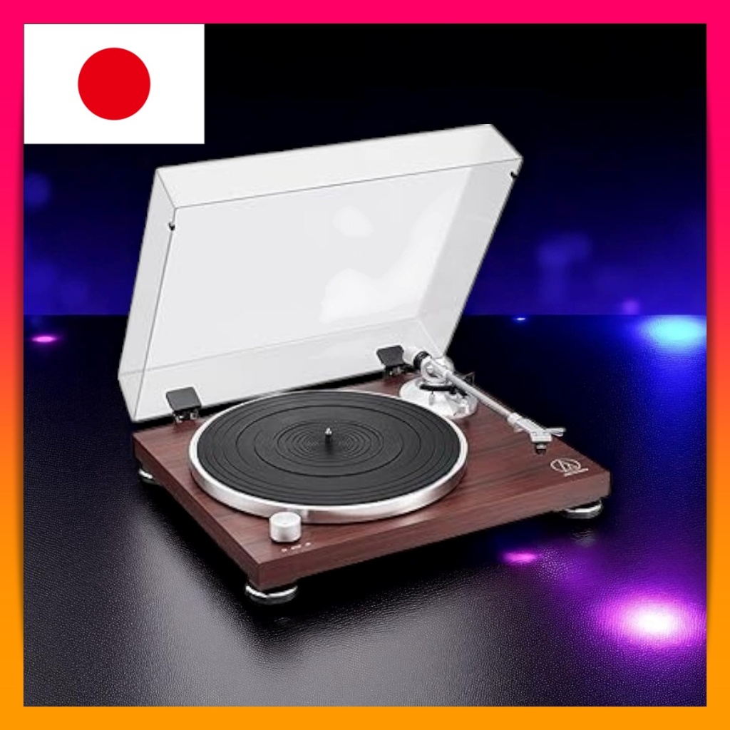Audio-Technica AT-LPW50BT Rosewood Turntable with Bluetooth & Built-in ...