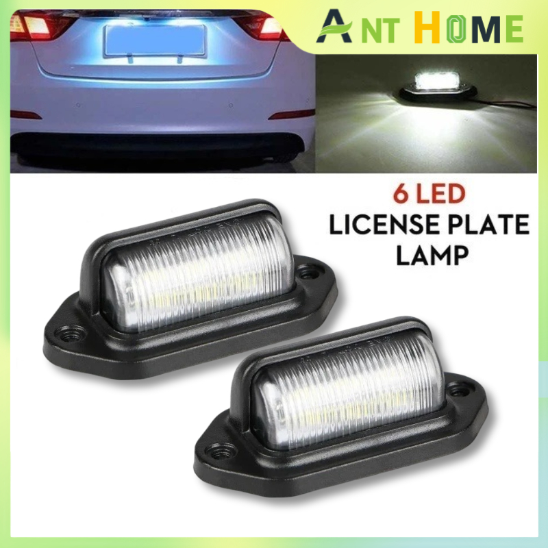 Universal 24V 6 LED Truck Number Plate Light License Plate Light ...