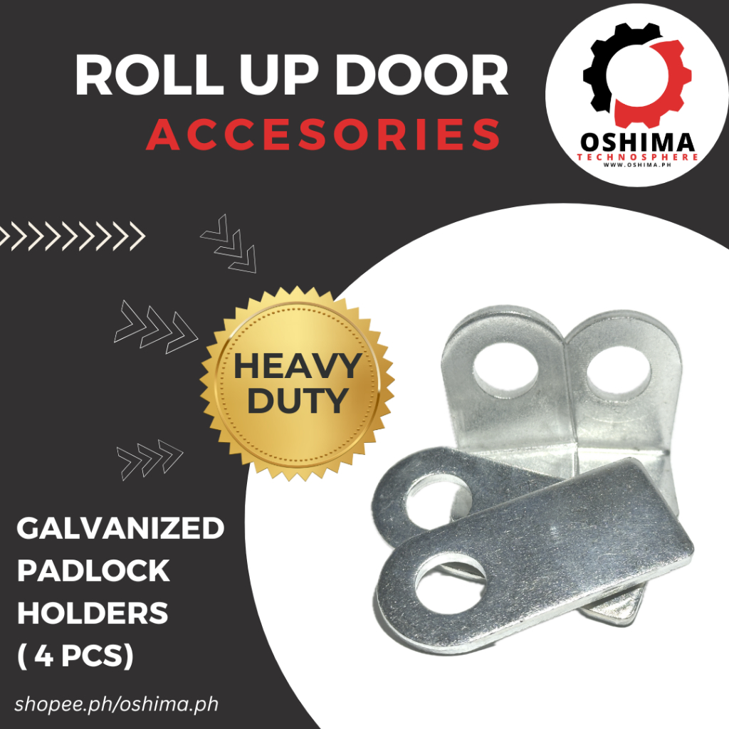 Roll Up Door G.I Padlock Holder (4 pcs) | Shopee Philippines
