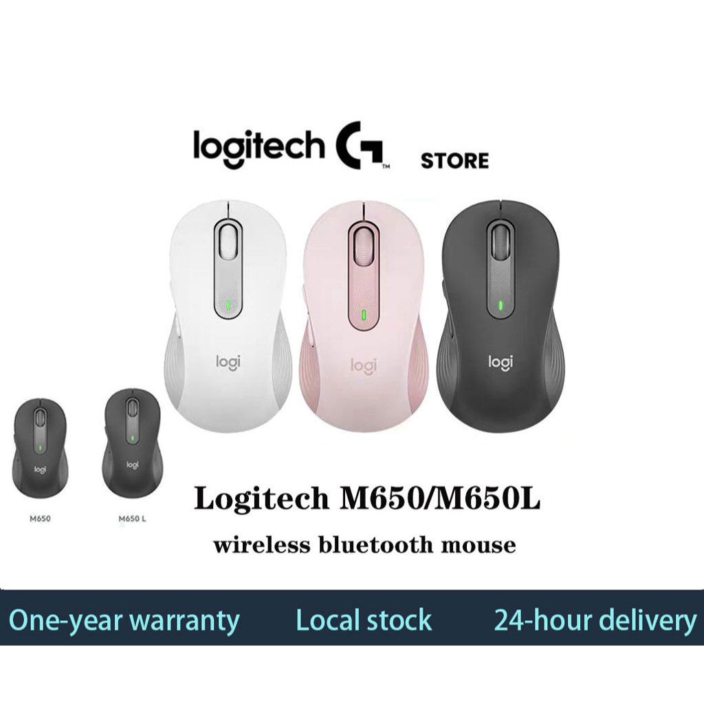 Logitech M650/M650L Silent Bluetooth Mouse, Office Mouse, Same Day ...