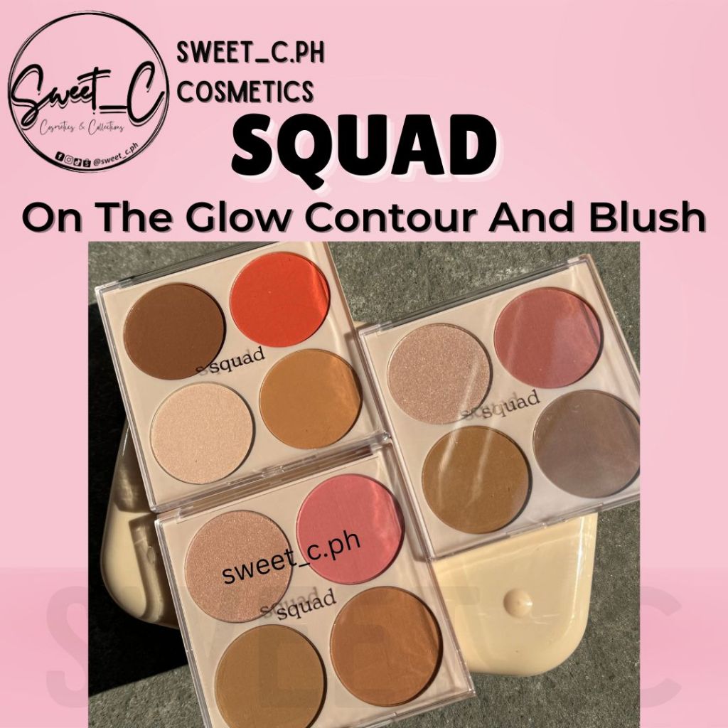 Squad Cosmetics Contour and Blush Palette | Shopee Philippines