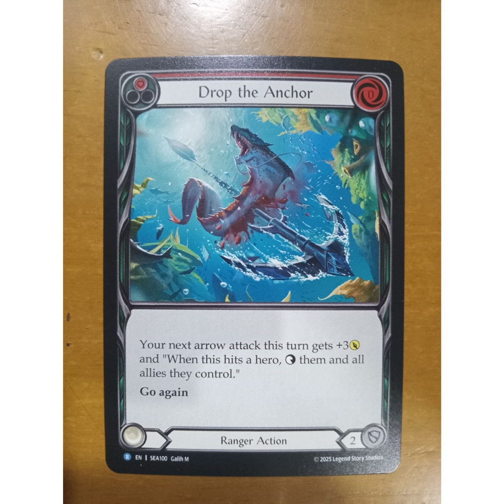 FAB Drop the Anchor Rare High Seas SEA Flesh and Blood TCG English ...