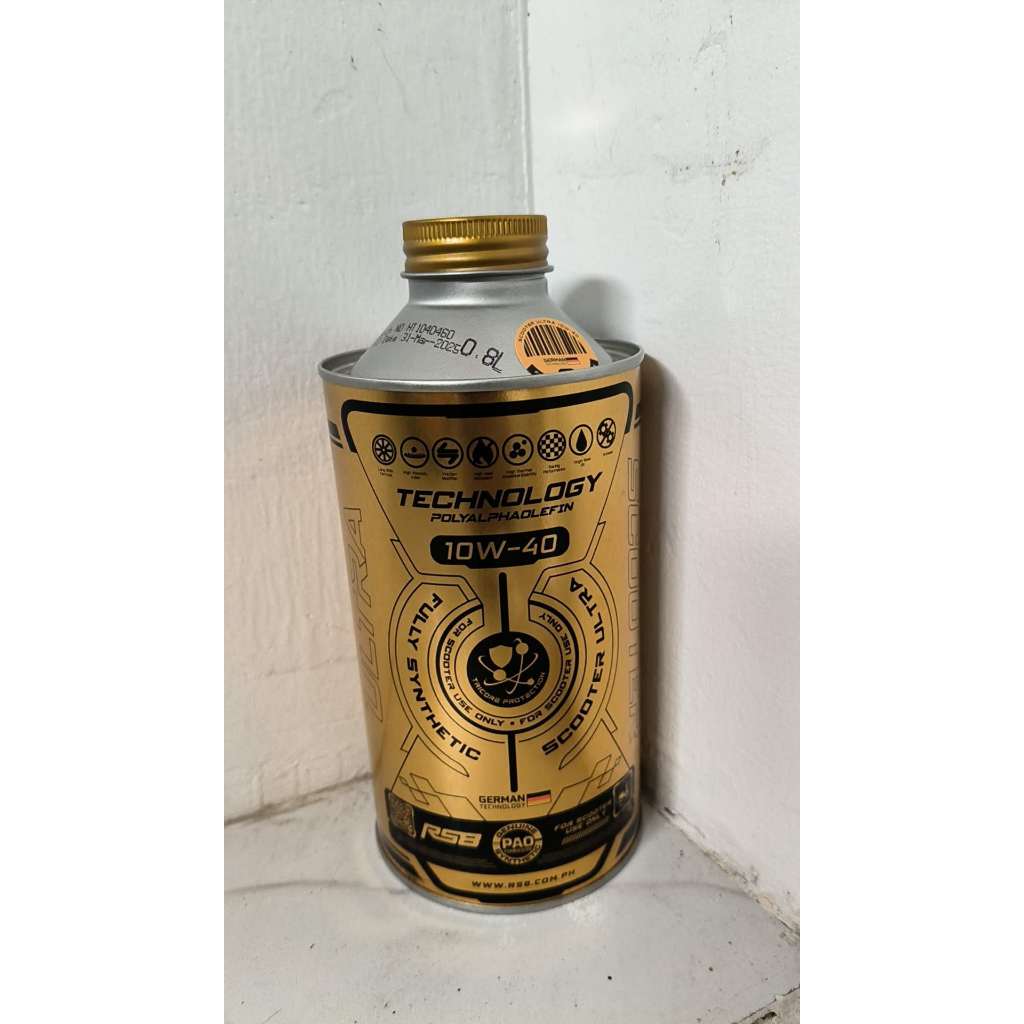 RS8 Oil Scooter Ultra 10w-40 Fully Synthetic | Shopee Philippines