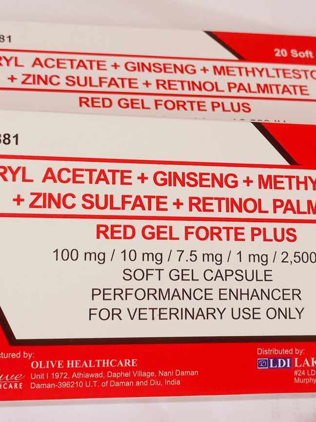 RED GEL FORTE PLUS (20 soft gel capsule) | Shopee Philippines