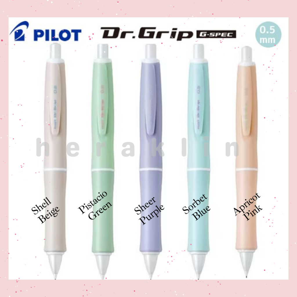 Pilot Dr.Grip G-Spec Mechanical Pencils 0.5mm- Mineral Series (Limited ...