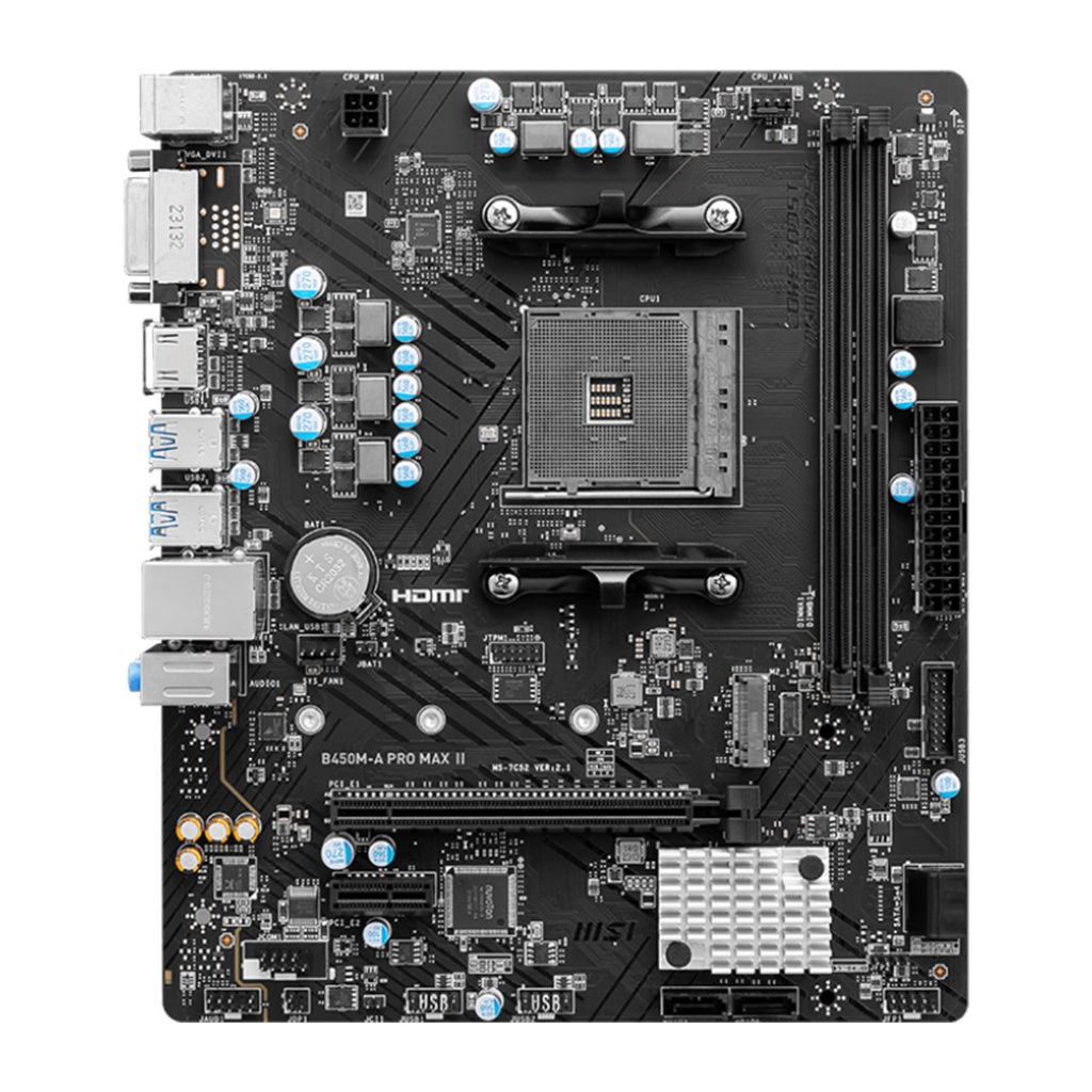 MSI B450M-A PRO MAX II Motherboard | Shopee Philippines