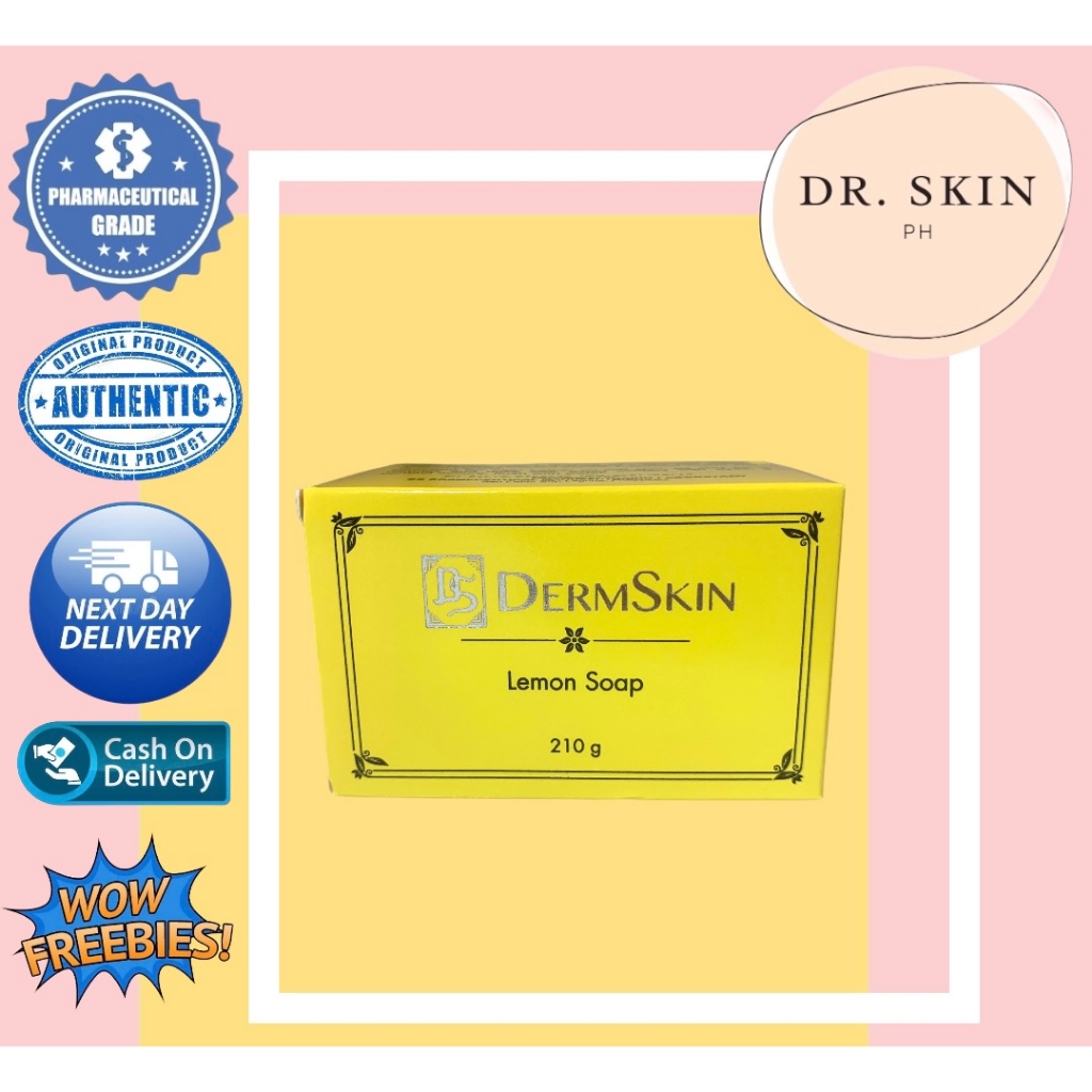 DermSkin Lemon Soap 210 g | Shopee Philippines