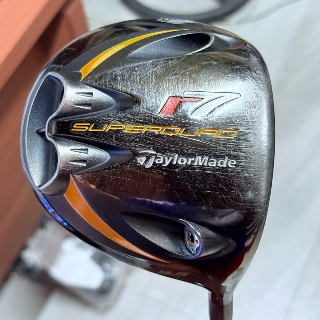 TAYLORMADE R7 SuperQuad 9.5 degrees Golf Driver ROMBAX Fujikura Shaft ...