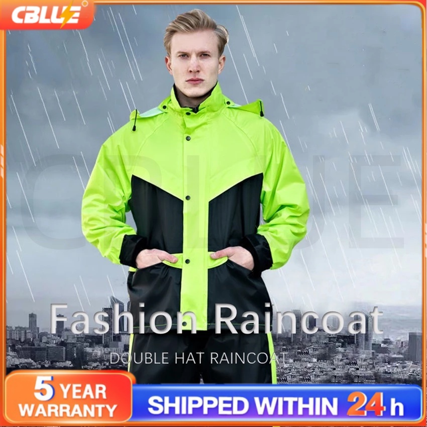 CBLUE Advanced Raincoat Suit Waterproof Camping Hiking Fishing Raincoat ...