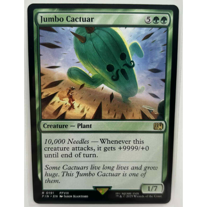 MTG TCG | FIN-0191 R (Non-Foil) Jumbo Cactuar | Shopee Philippines