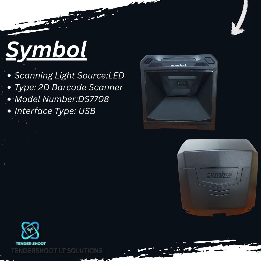 Zebra Symbol DS7708 2d Barcode Scanner (2D, 1D, PDF417 and QR Code ...
