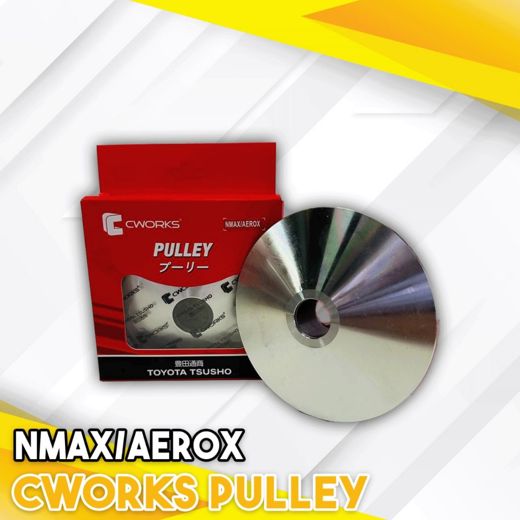 CWORKS PULLEY FOR NMAX/AEROX/CLICK 125/150/BEAT/MIO125/M3/MIO SPORTY ...