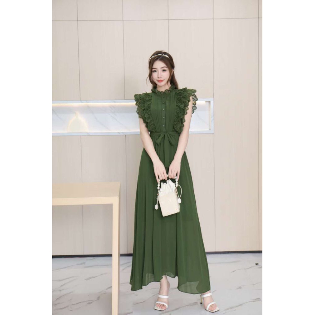 RAFFLES DESIGN PREMIUM CHIFFON DRESS | Shopee Philippines