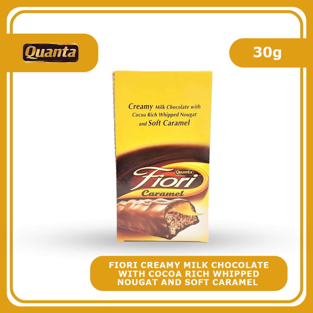 Quanta Fiori Creamy Milk Chocolate with Cocoa Rich Whipped Nougat and ...