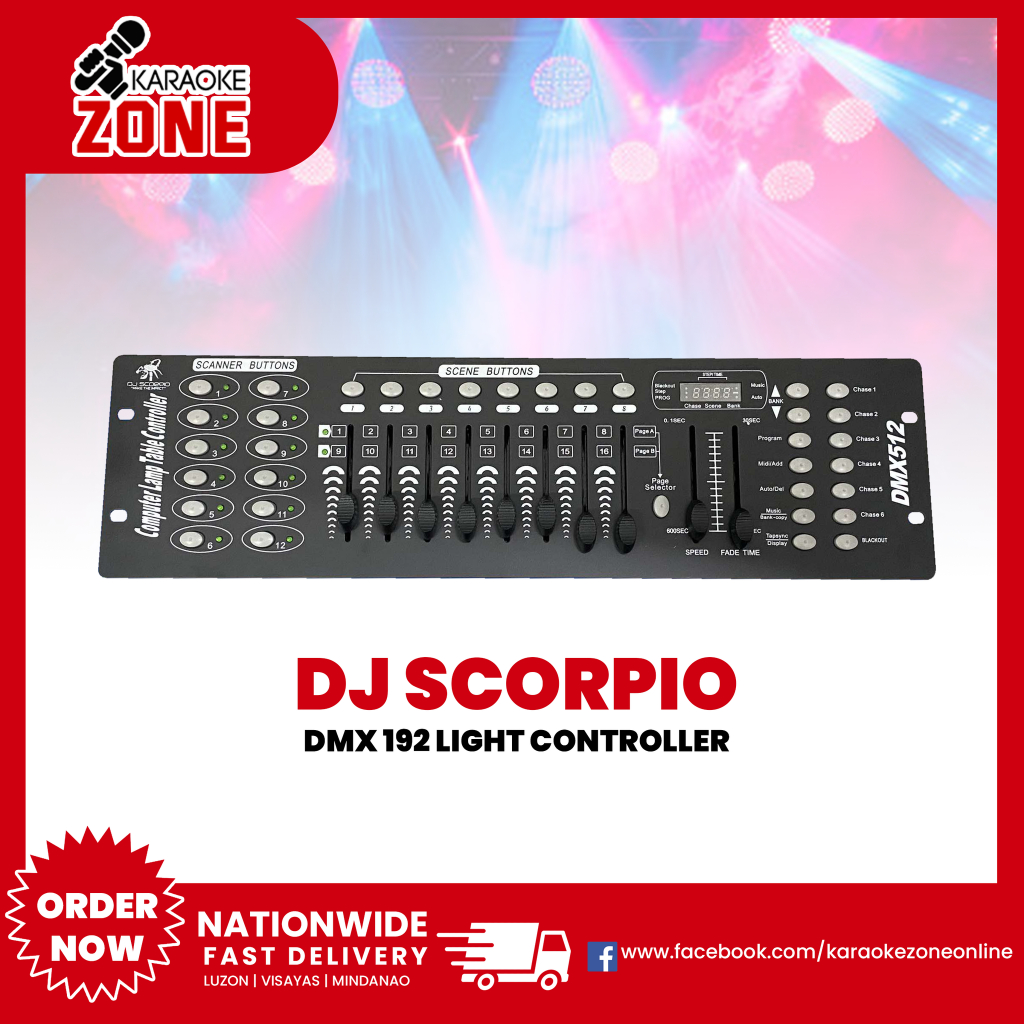 DMX512 - Lighting Control / 192DMX Channels / LED Display / 8 fades ...