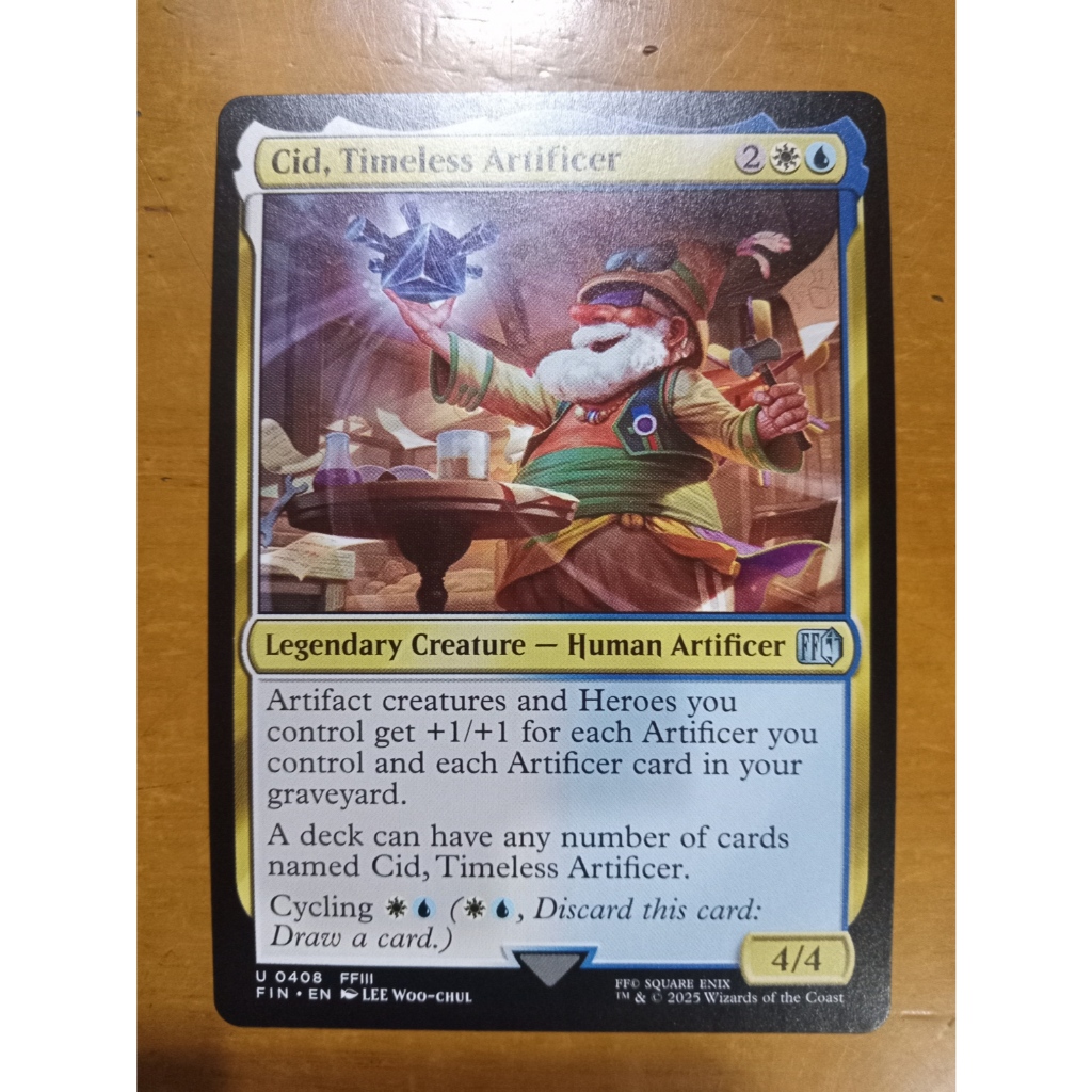 MTG Cid Timeless Artificer Uncommon Final Fantasy FIN Magic the ...