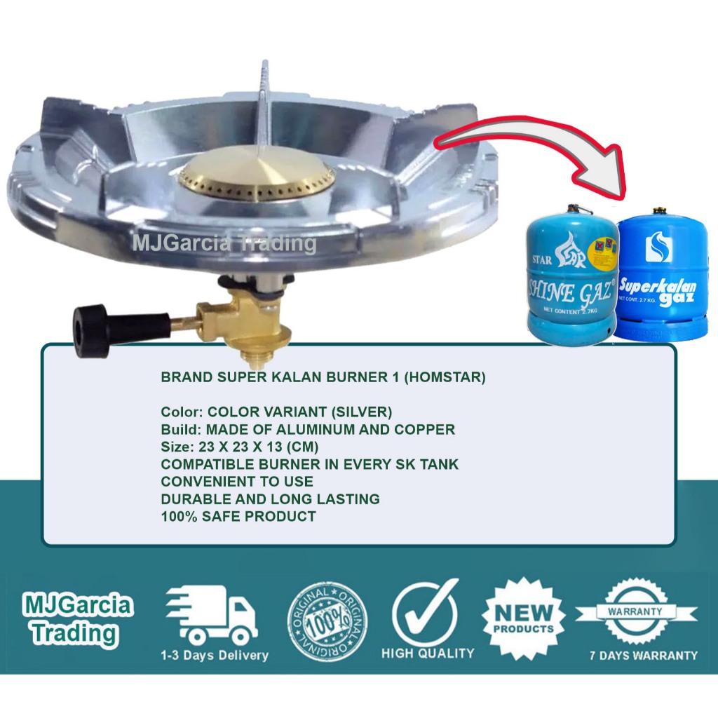 Burner for Superkalan Gas, Shine Gaz, Luzon Gas 2.7kg for Outdoor Used ...
