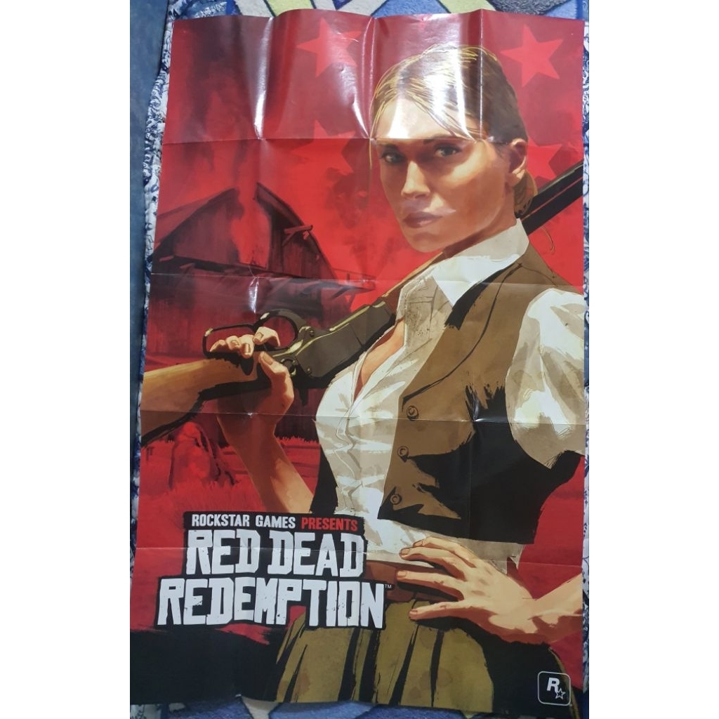 PS3 Red Dead Redemption Map and Poster (Back to Back) | Shopee Philippines