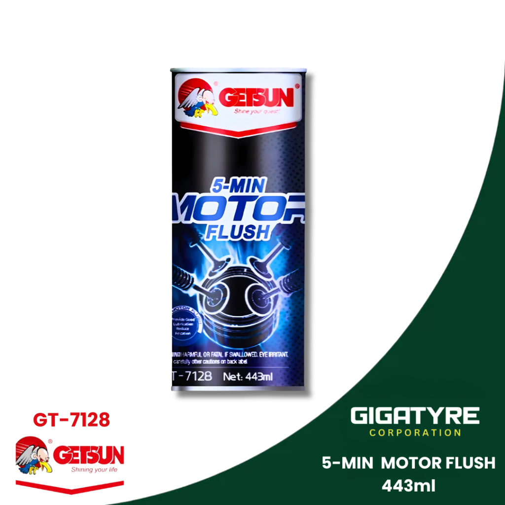GIGATYRE - 443ml Getsun Motor Flush – 5-Minute Engine Cleaner | Removes Sludge & Deposits ...