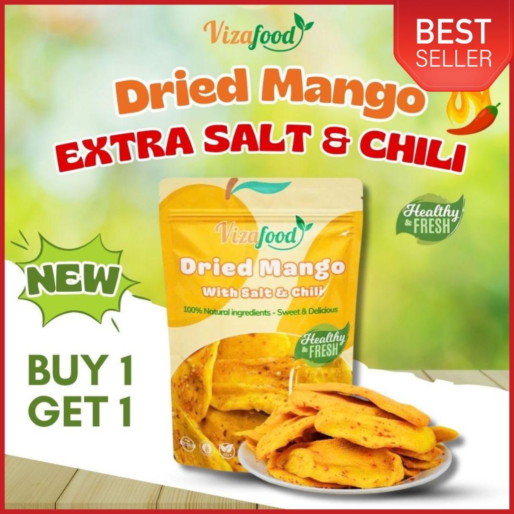 DRIED MANGO WITH SALT & CHILI of VIZAFOOD Dried Mango Salt Chili Spicy ...