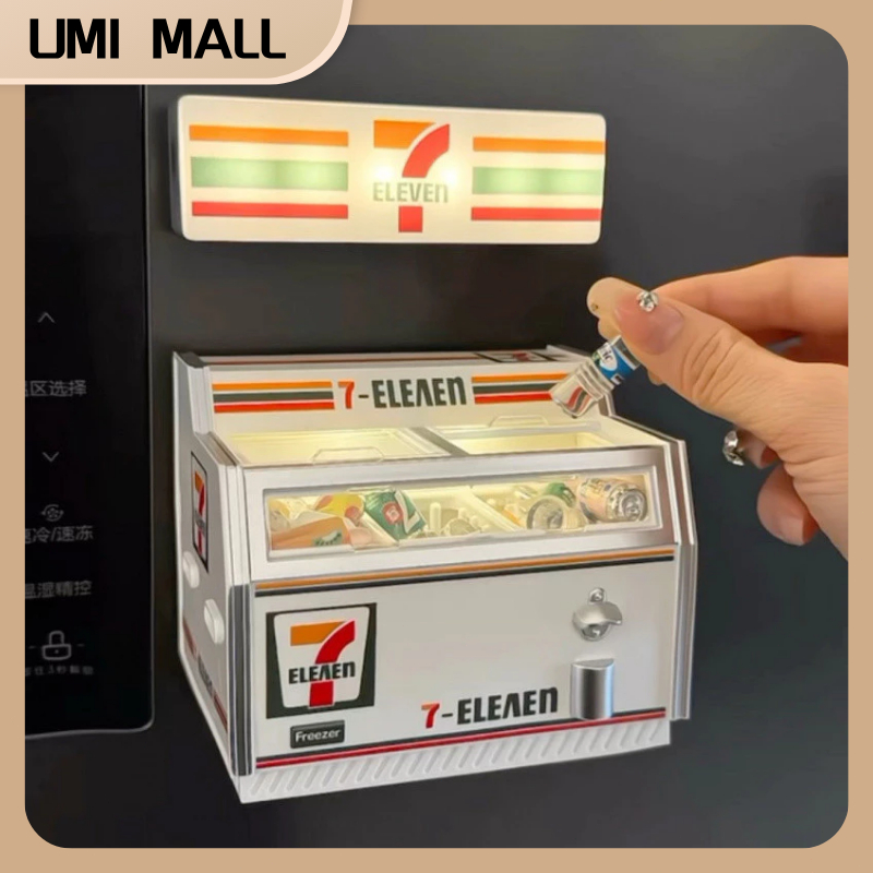 Refrigerator Sticker 711 Convenience Store Creative Light Card Display ...