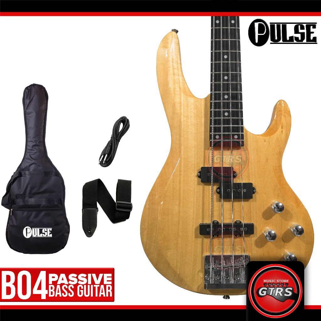 Skywing and Pulse B04 4-String Passive Bass Guitar with Free ...