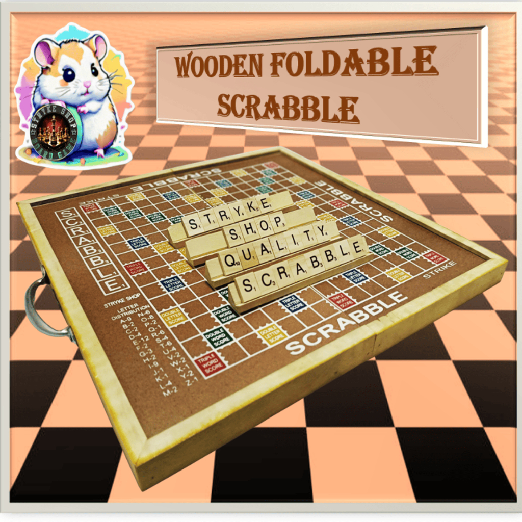 Wooden Scrabble boardgames with complete Tiles (Quality Materials ...