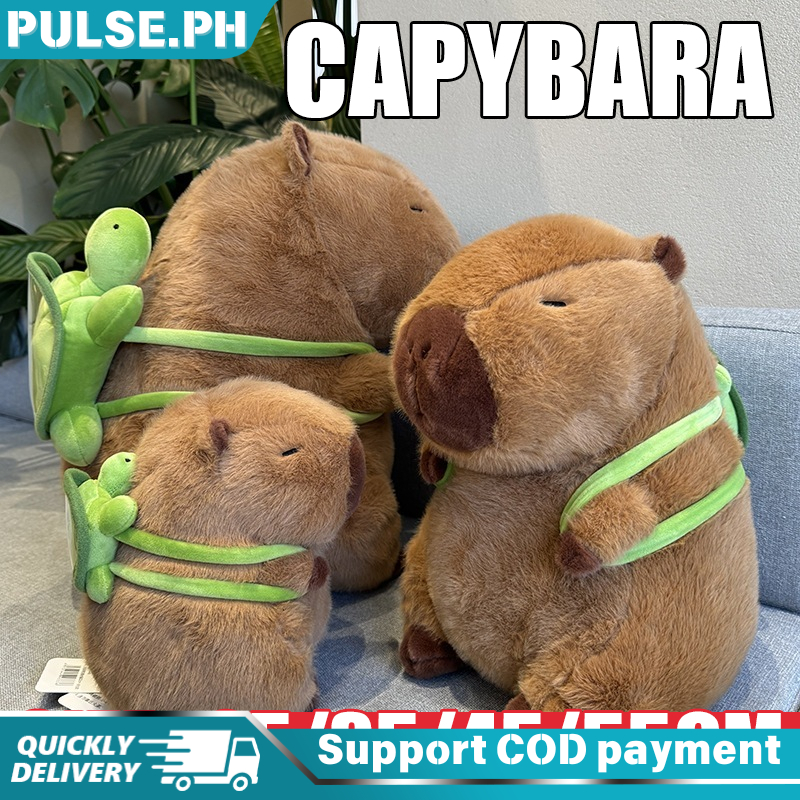 【Free Gift】 Capybara 25-55cm Capybara Plush Pendant Turtle style/snot ...