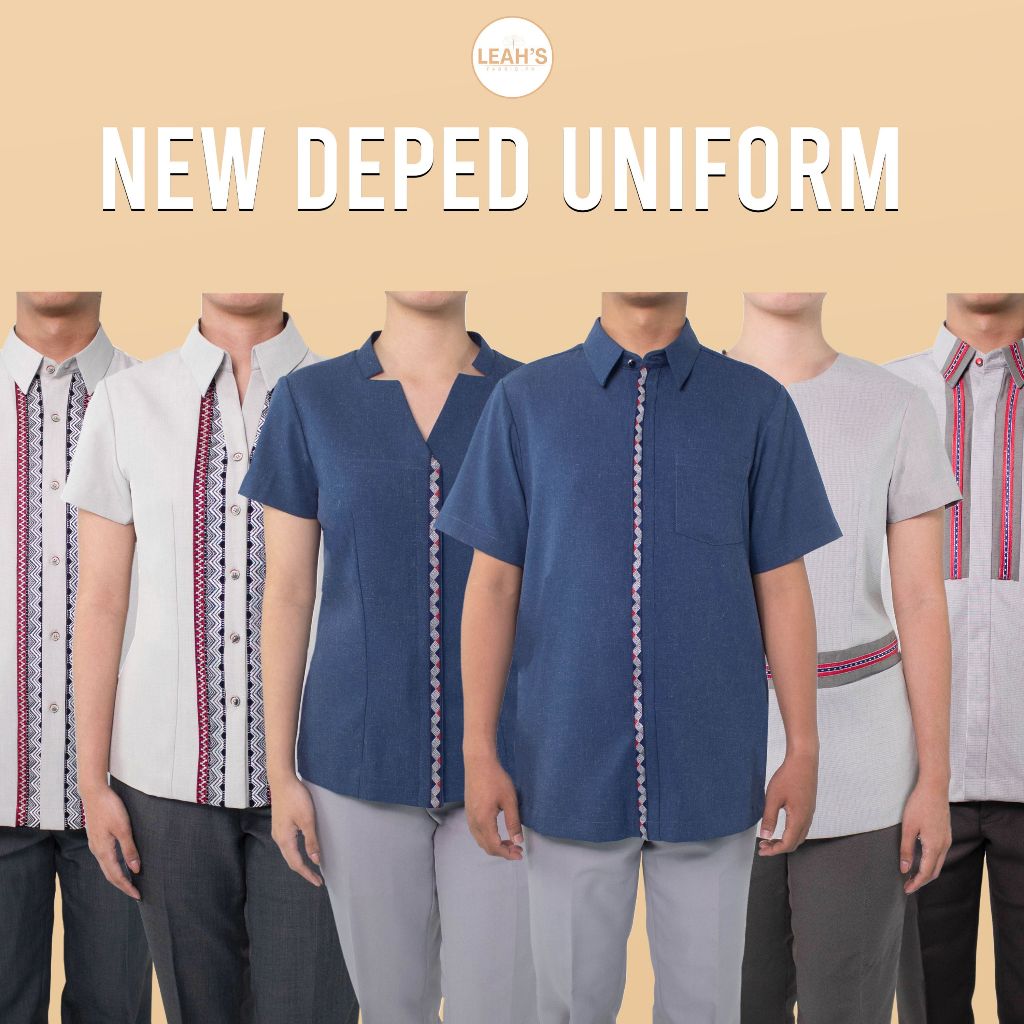 DEPED (2025-2026) New Uniform Set, Male/Female (TELA ONLY) | Shopee ...
