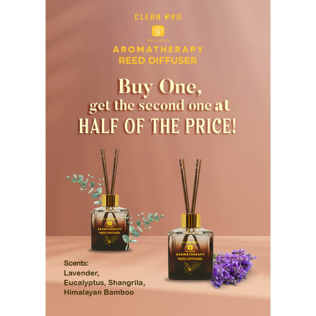 Clean Pro Aromatherapy Reed Diffuser (Eucalyptus) 130ml | Shopee Philippines