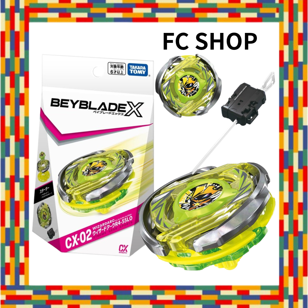BEYBLADE X Beyblade X CX-02 Starter Wizard Arc R4-55LO | Shopee Philippines