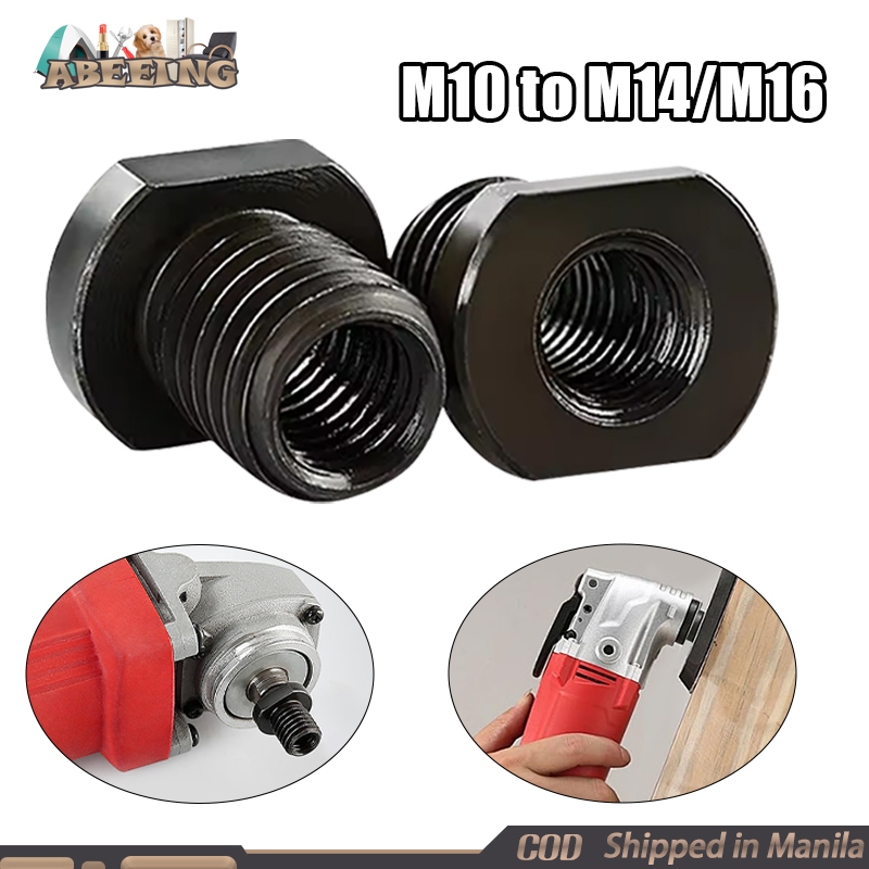 100 Angle Grinder Thread Adapter M10-M14 External Teeth M16 Arbor ...