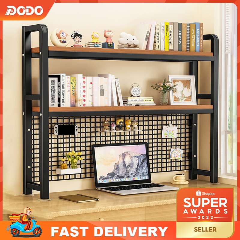 DO Table Shelf Rack Desk Bookshelf Desktop Storage Shelf Multipurpose ...