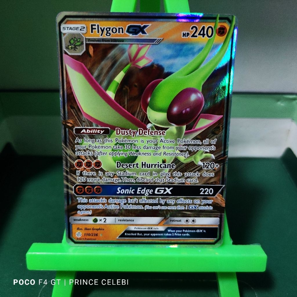 Pokemon TCG - Flygon GX | Shopee Philippines