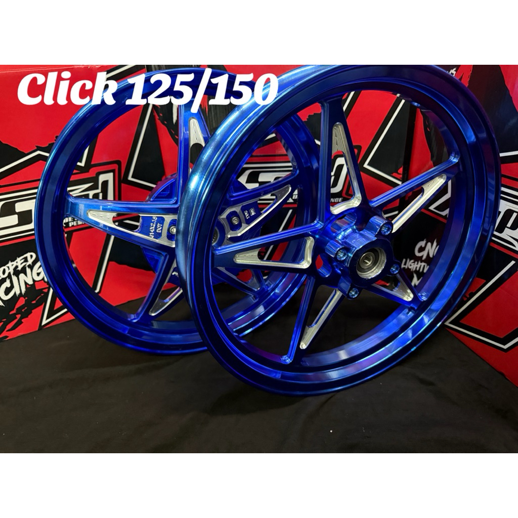 Xspeed CNC MAGS STAR FOR CLICK MIO I25 | Shopee Philippines