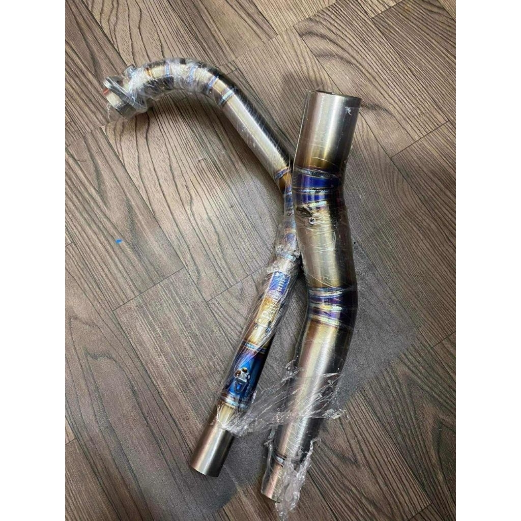 REAL TITANIUM ELBOW RAIDER 150FI | 100% PURE TITANIUM | 51MM | Shopee ...