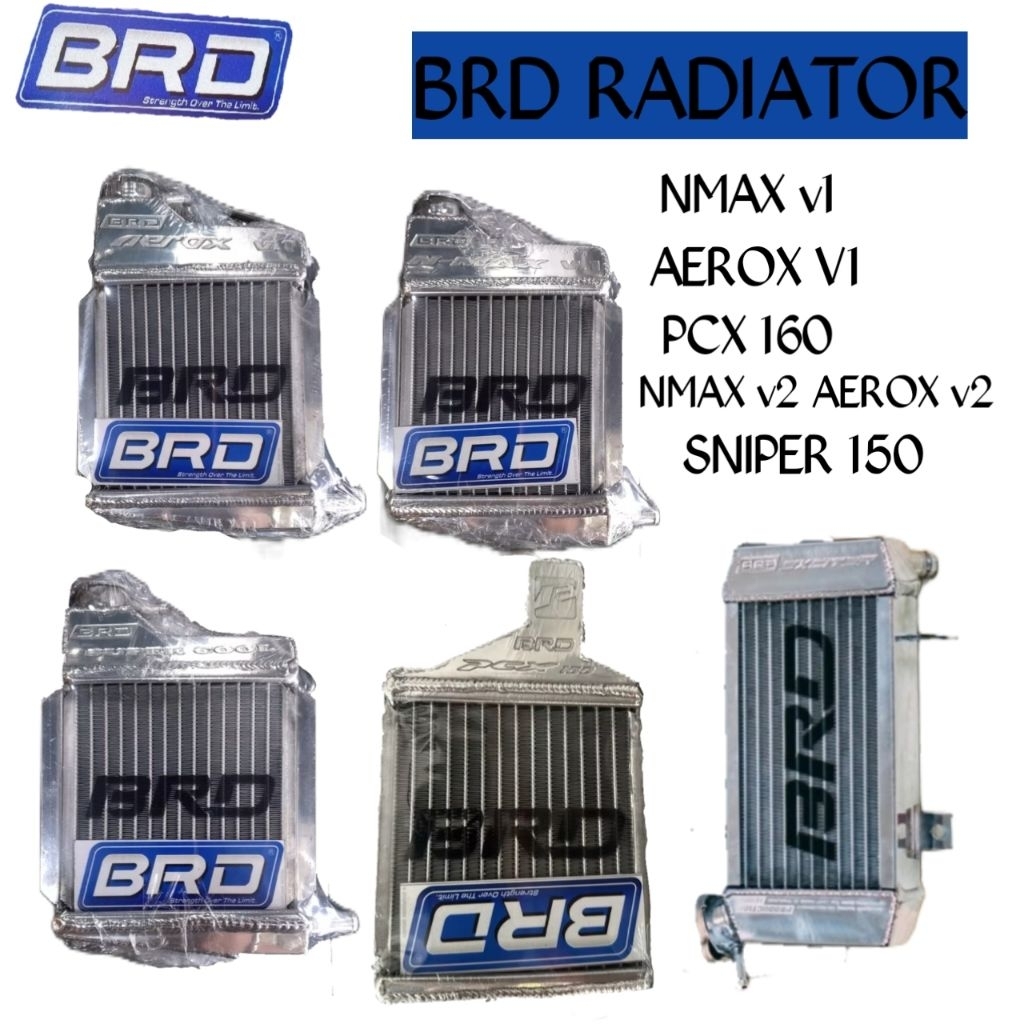 BRD RADIATOR with CAP for NMAXv1 AEROXv1 PCX160 NMAX v2/AEROX V2 ...