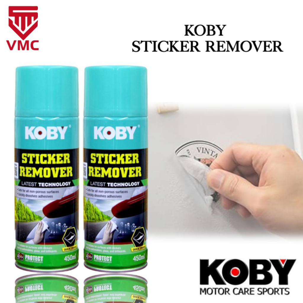 VMC Motor Koby Sticker Remover Residue Paint Remover Quickly Remove ...