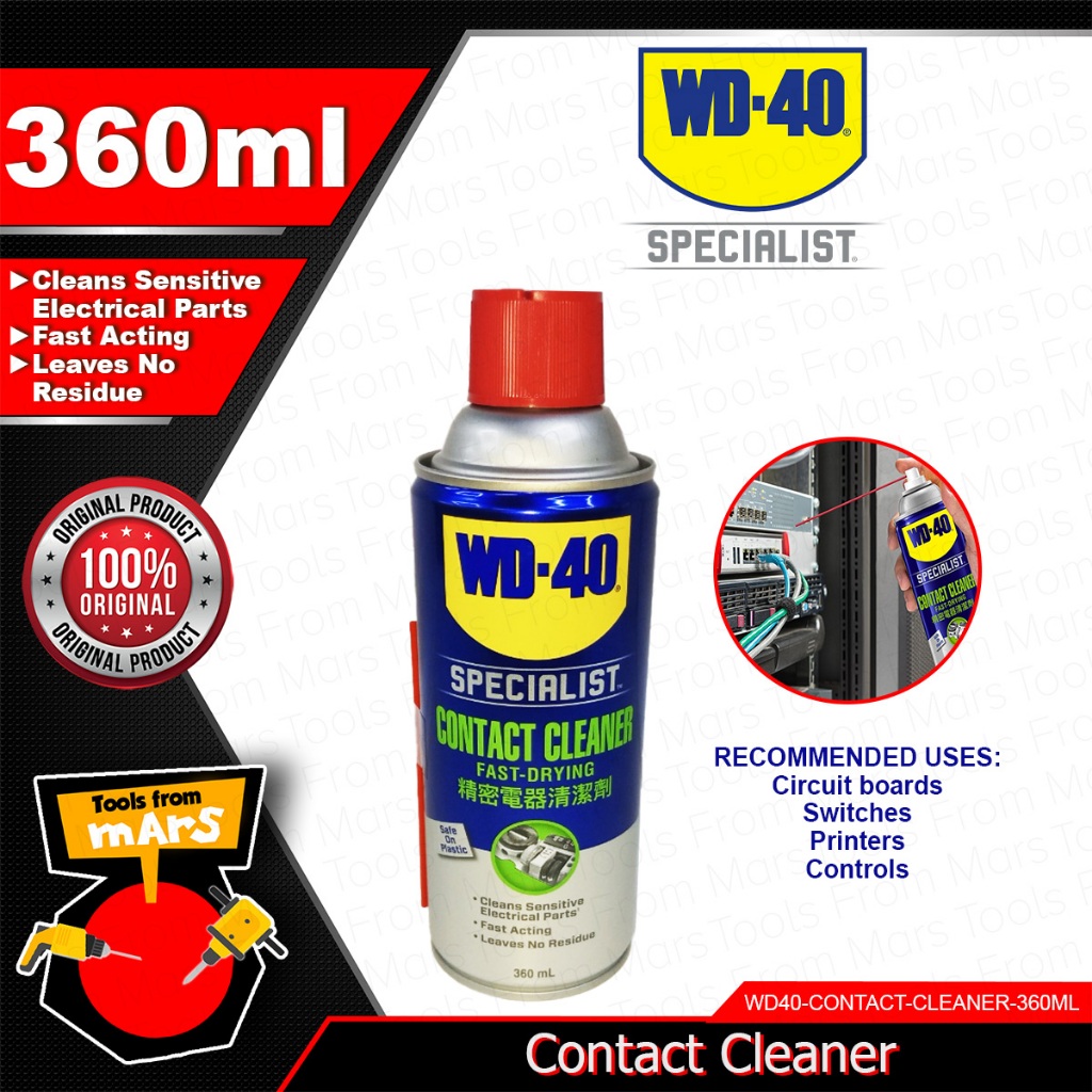 WD-40 SPECIALIST Fast Drying Contact Cleaner 360ml for use on ...