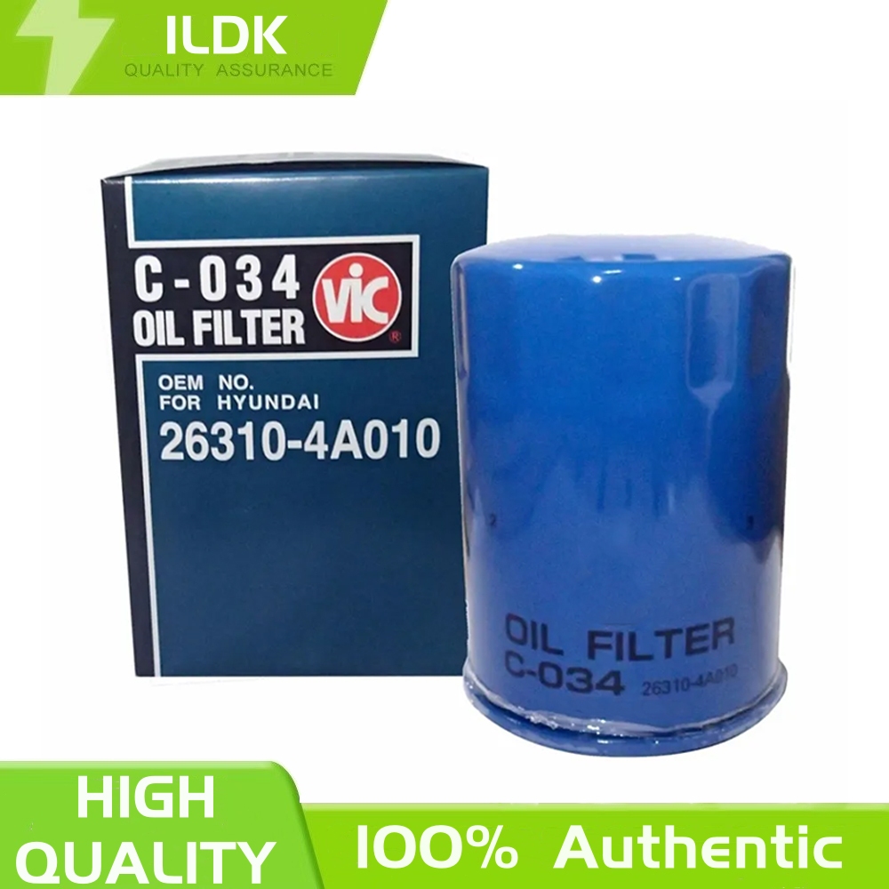 Original Vic Oil Filter C-034 for Hyundai Starex Diesel 2007 - onwards ...