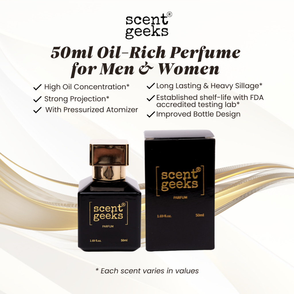 Scent Geeks 50ml Oil-Rich Perfume for Men & Women | Shopee Philippines