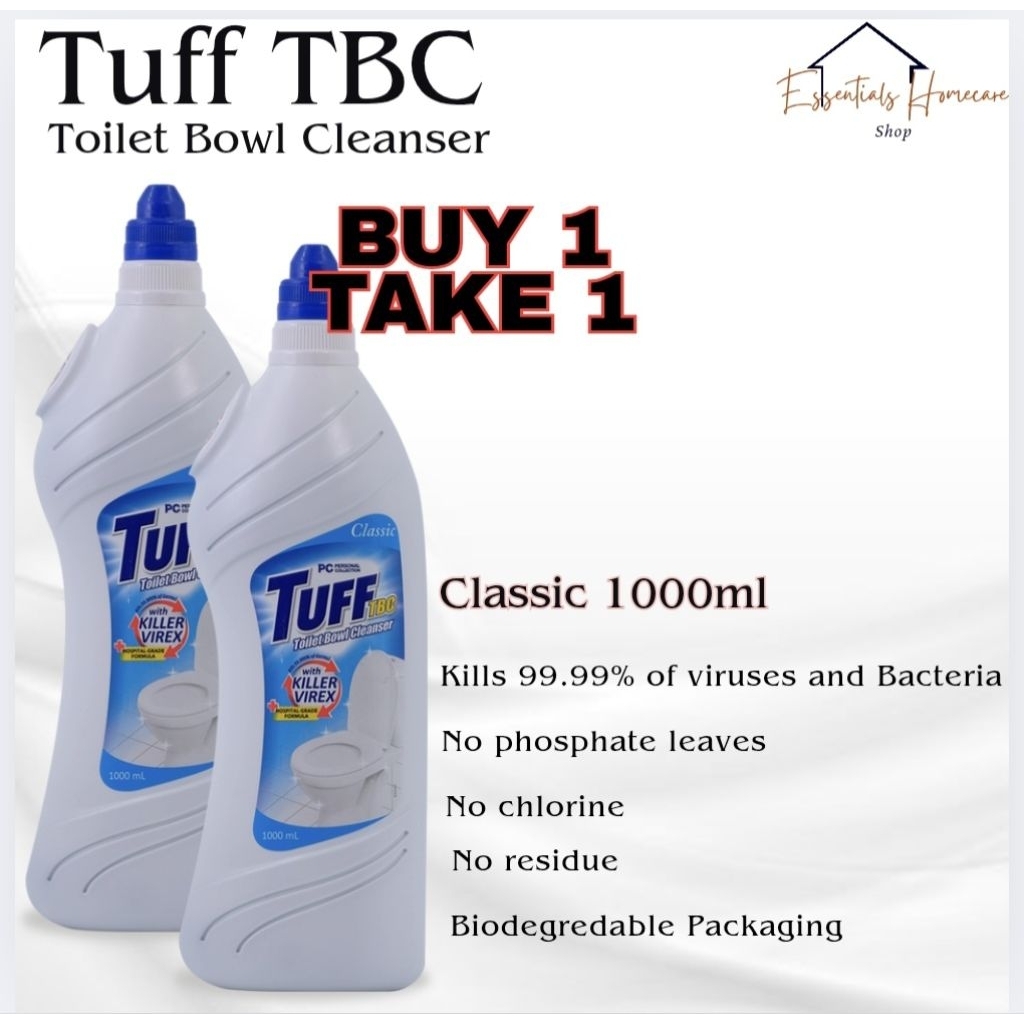 TUFF TBC CLASSIC TOILET BOWL CLEANSER 100OML BUY 1 TAKE 1 | Shopee ...